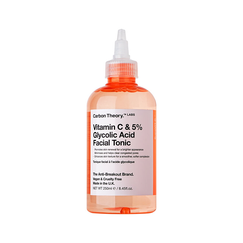 Тоник для лица CARBON THEORY SUPAVIT-C с 5% гликолевой кислотой и витамином C 250 мл