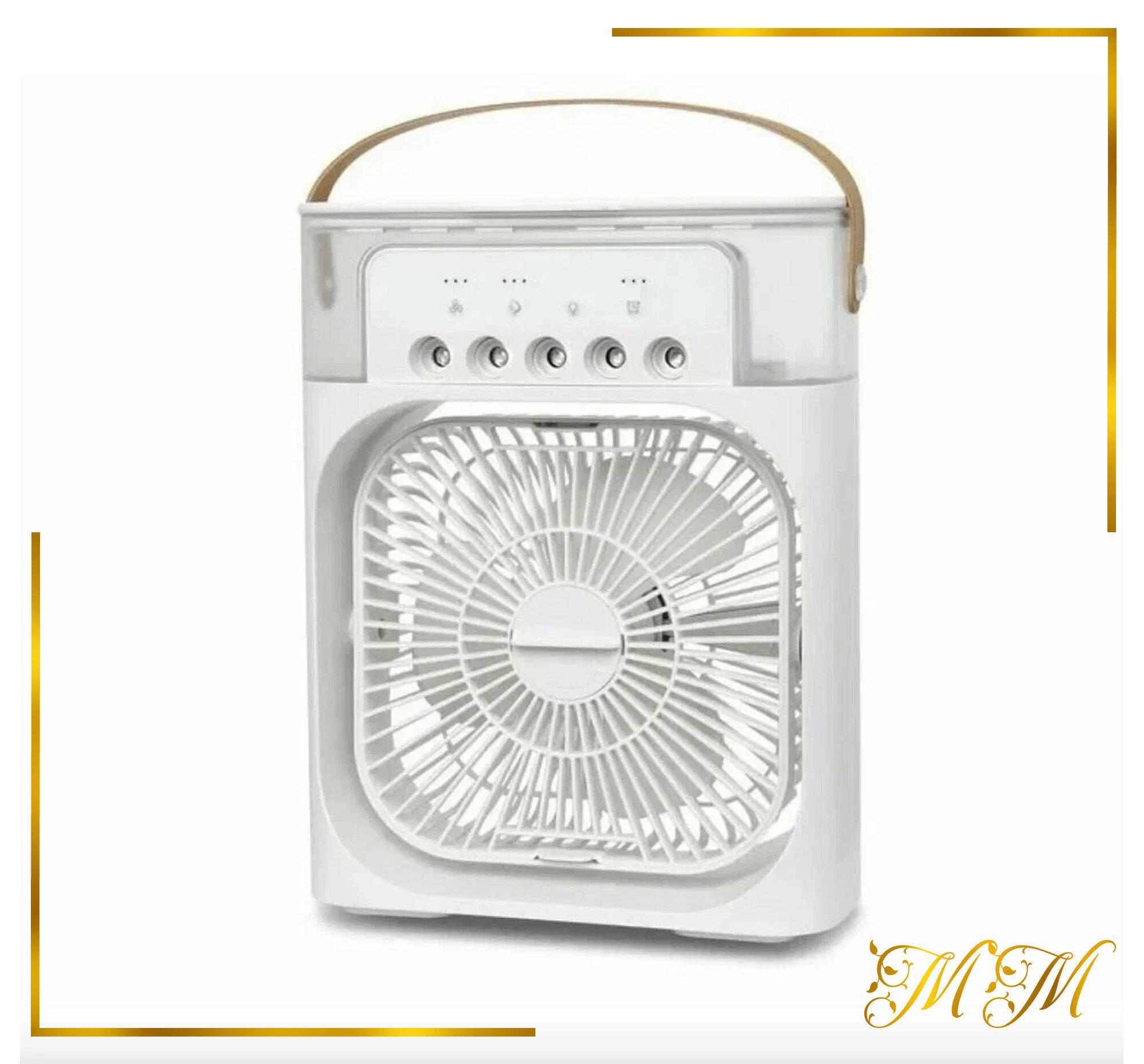 Настольный вентилятор "MCF" с увлажнителем воздуха для дома , белый / беспроводной кондиционер для офиса