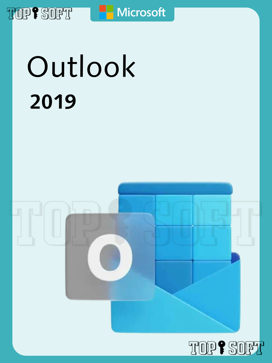 Microsoft Outlook 2019 | Ключ активации (На 1 ПК, Бессрочная лицензия, Онлайн активация)