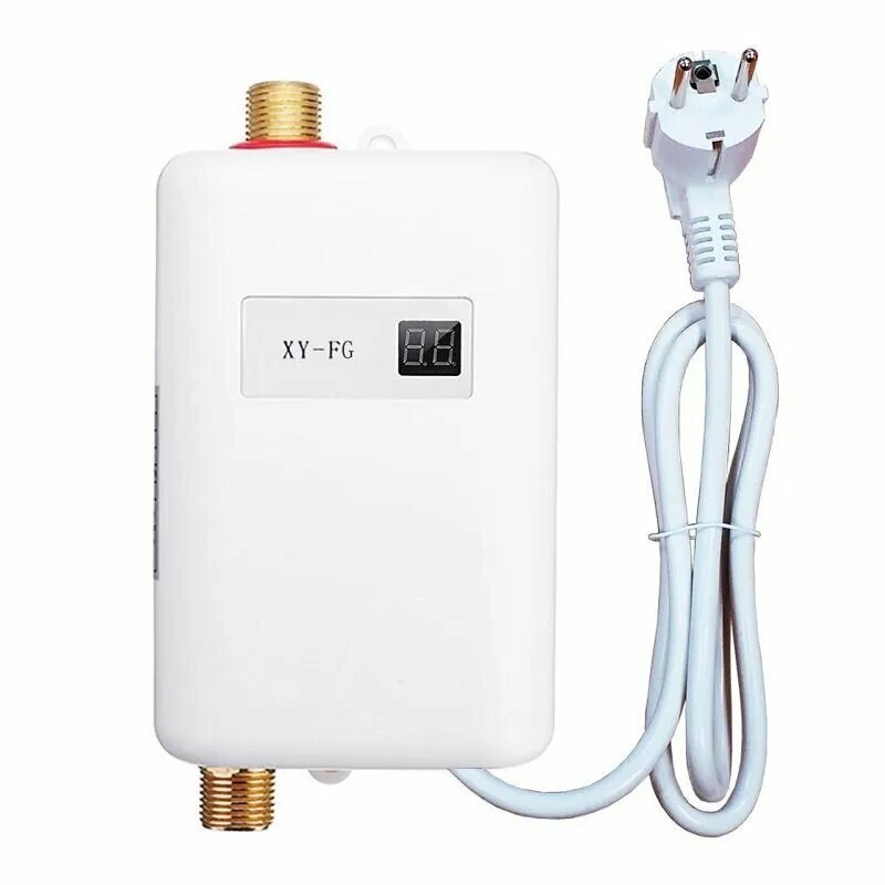 Водонагреватель проточный электрический для кухни и ванной XY-FG 3800Вт/220В1-Бытоваятехника