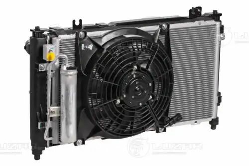 Блок охл. радиатор+конденсер+вентиляторы ВАЗ 2190-92 Гранта А/С