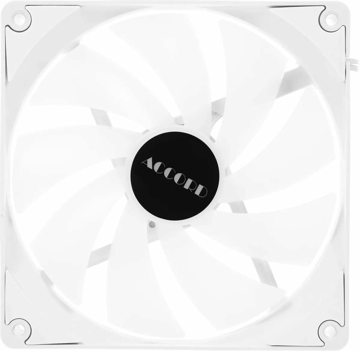 Корпусный вентилятор Нет бренда Вентилятор для корпуса Accord ACC-C14 ARGB 140х140x25 белый 3-pin 26дБ (ACC-C14 ARGB WHITE) brown box