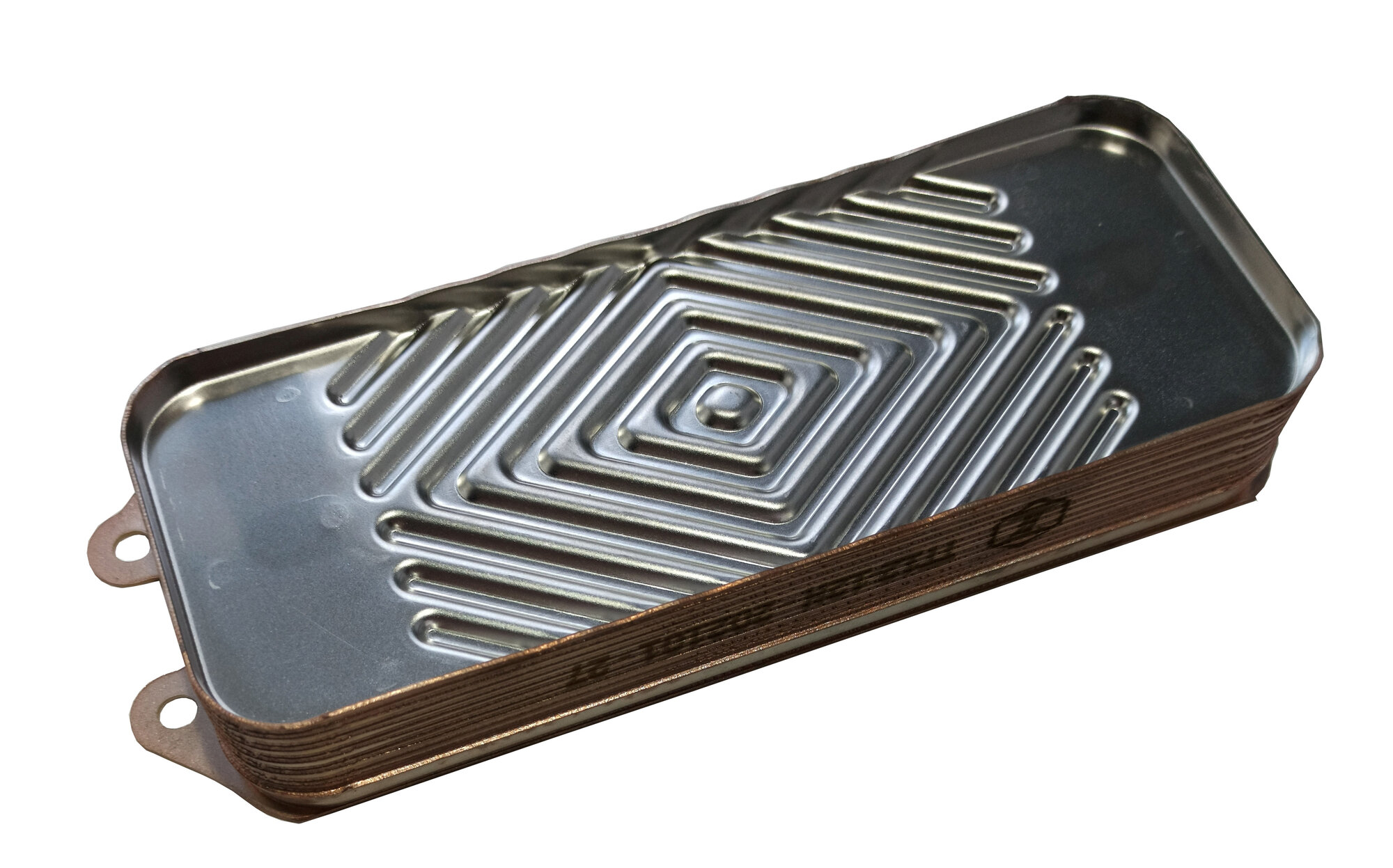 Теплообменник вторичный ГВС Protherm Гепард / Пантера / Vaillant TEC 12 пластин 0020020018, 0020059452