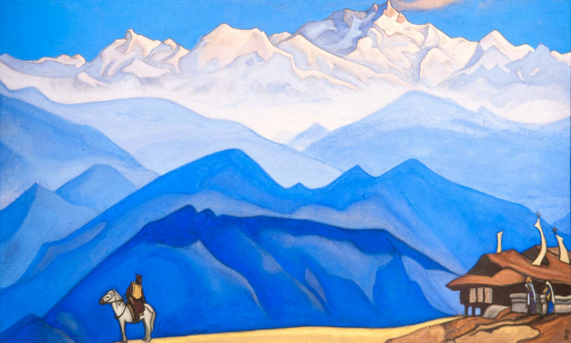 Картина Рериха Николая Помни 80х48 см