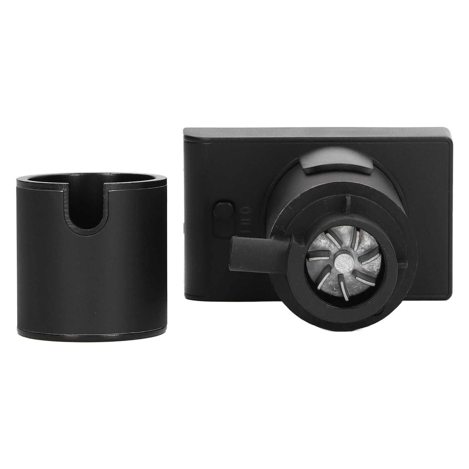 Курильщик для коктейлей с регулируемой передачей из алюминия и цинкового сплава, ручной комплект для заварки дыма для кухни, черный