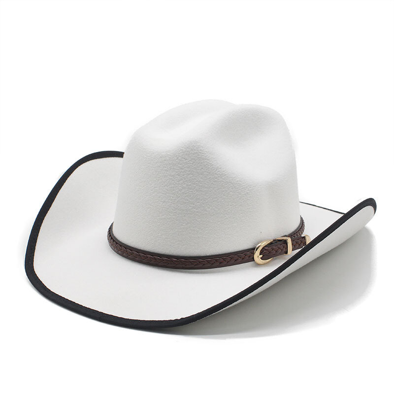 Многоцелевая Джазовая шляпа из замши Унисекс Лето Декор Войлок / KK-019