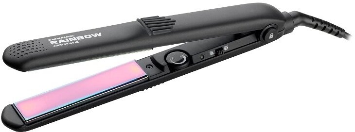 Щипцы для выпрямления волос Gamma Piu Rainbow, арт.117, гальваническое покрытие, черные