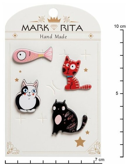 Комплект брошей