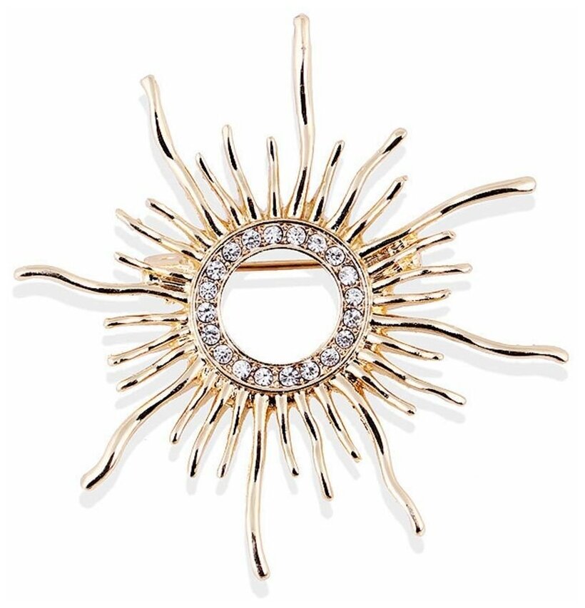 Брошь, стразы