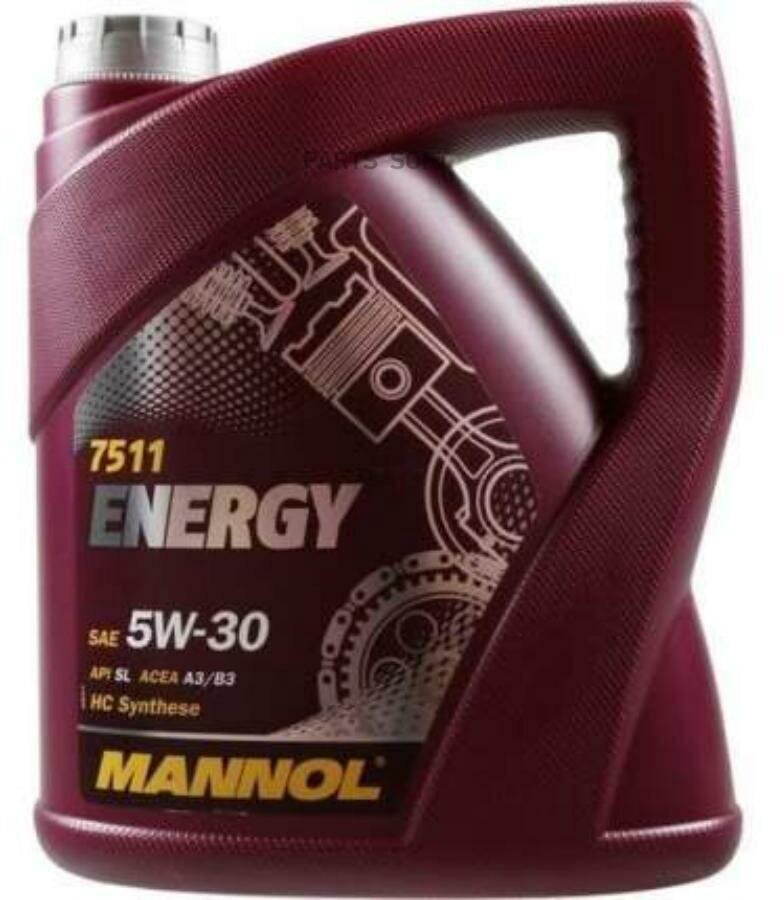 Масло моторное синт. 7511 mannol energy 5w30 4 л. 7017
