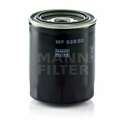 Масляный фильтр Toyota Land Cruiser/Prado 3.0 D-4D; Toyota Land Cruiser/Prado 04152-03006; XM3J-6731-AA MANN-FILTER WP 928/80 для Ford Ranger