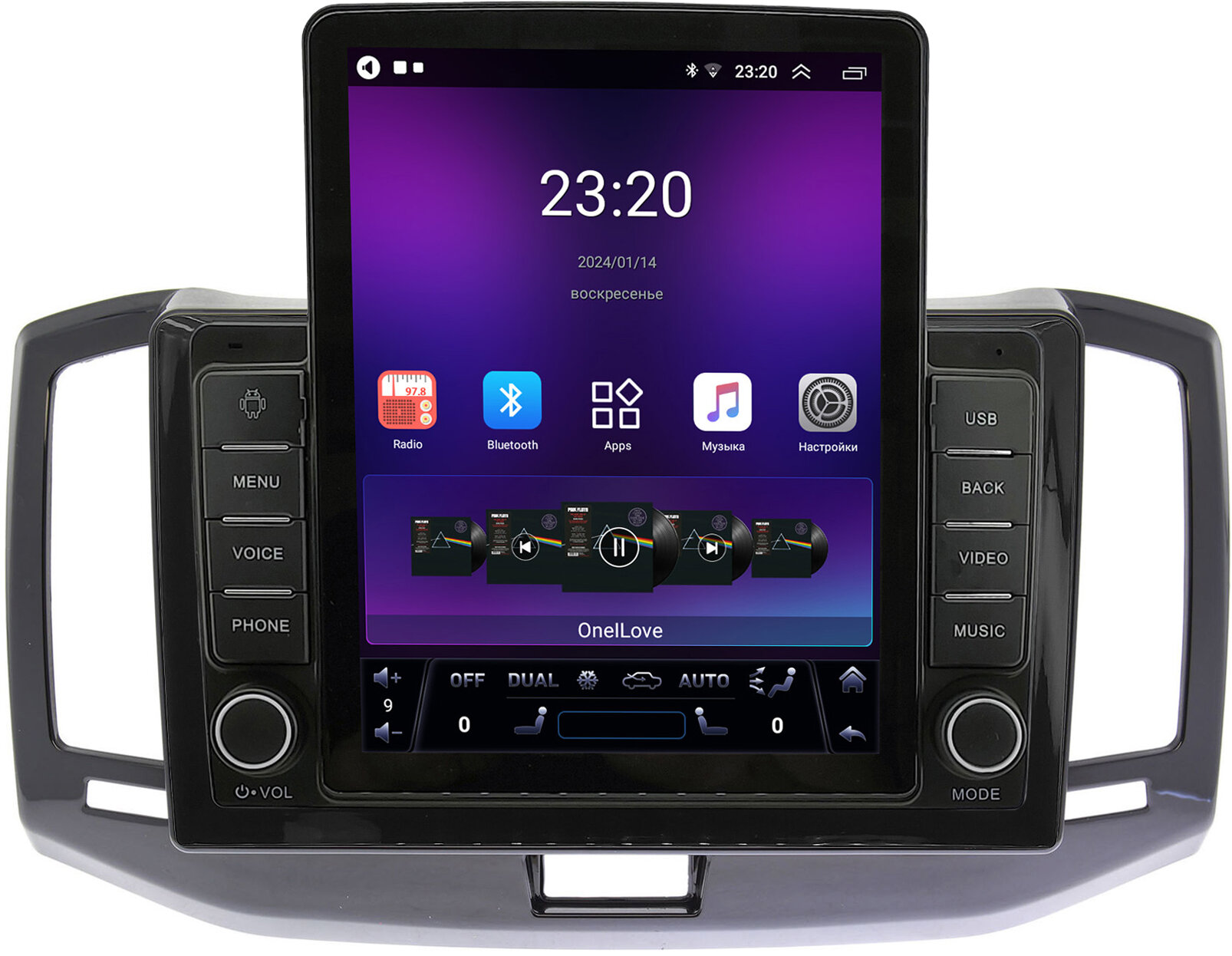 Штатная магнитола Chery Bonus 3 (E3, A19) 2014-2017 Canbox GTR095-10-1128 на Android 10 (QLed, 4/64, DSP, CarPlay)