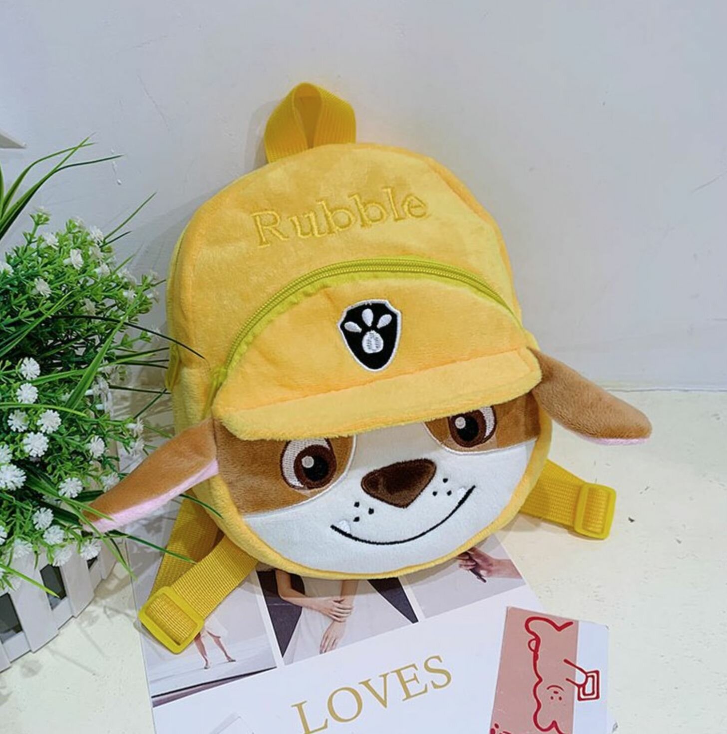 Рюкзак плюшевый для детей дошкольников - Крепыш