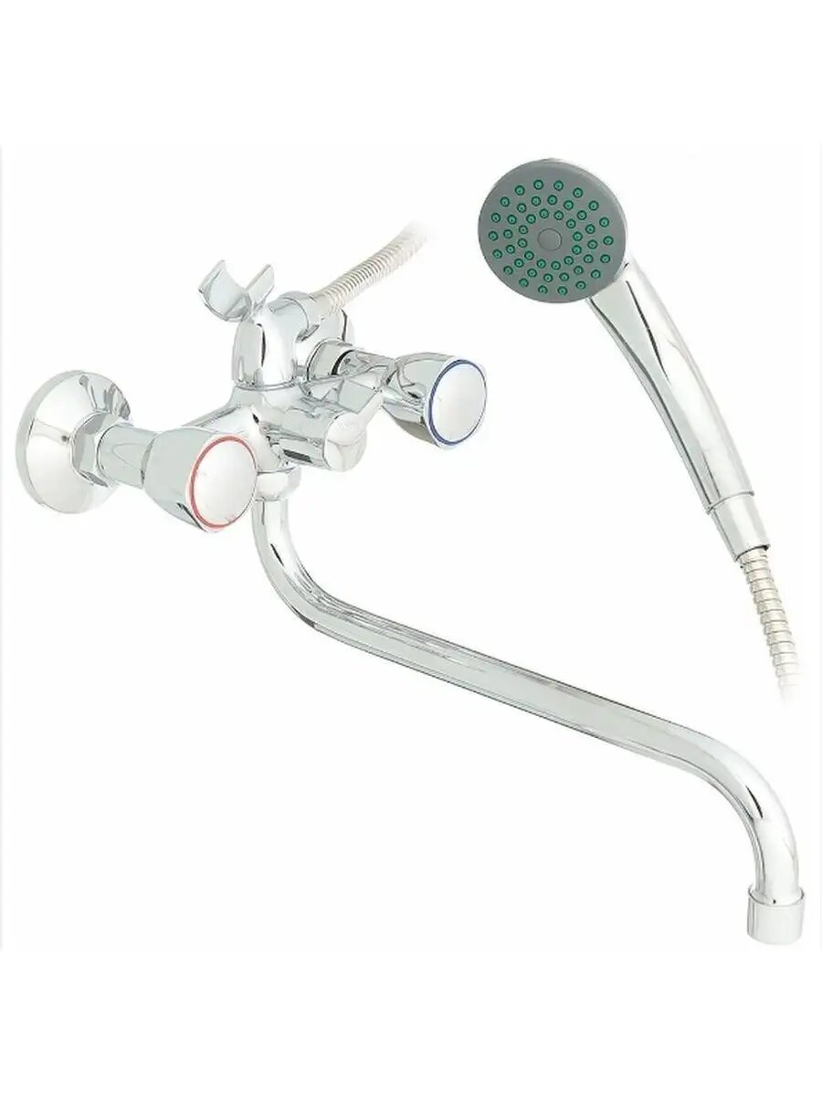 Смеситель Frap F2209-2, для ванны, с душевой лейкой, латунь, глянцевый, хром