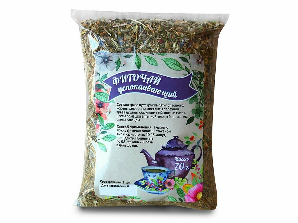 Успокаивающий чай от доктора Дубчака 70 гр