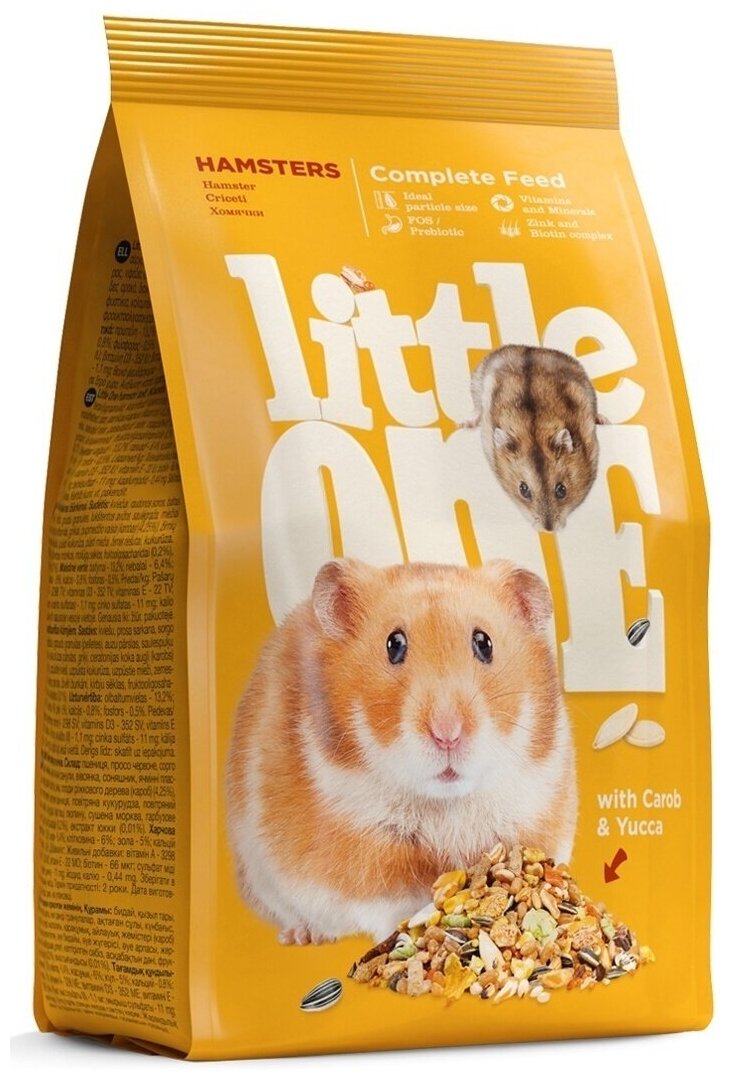 Корм для грызунов Little One / Литтл Ван для хомяков 400г / зоотовары для животных