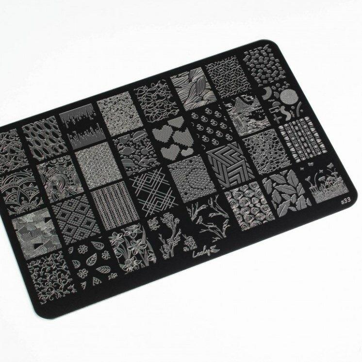 Пластина для стемпинга Lesly №33