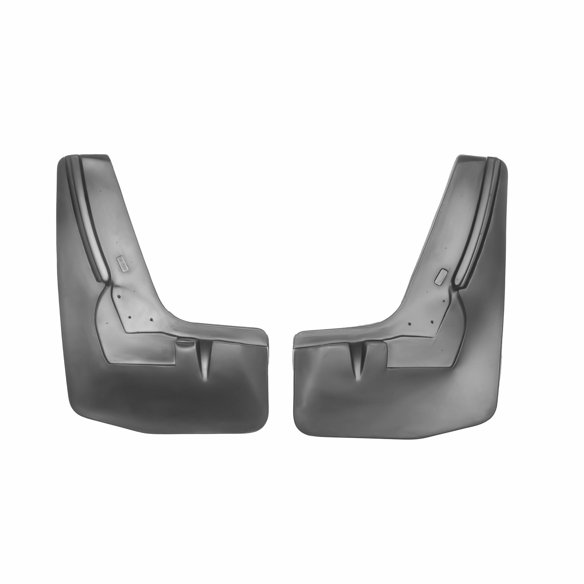 Брызговики Norplast для Mercedes-Benz GL в кузове Х166 AMG, с порогом, Черные, 2012- арт. NPL-Br-56-50F