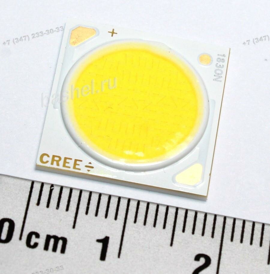 COB-60W 6000Lm, 5000k, 1600mA, 37V Cree CXA1830N-W, Светодиод мощный, Экран D-14мм, матрица 18х18мм, 30-60W
