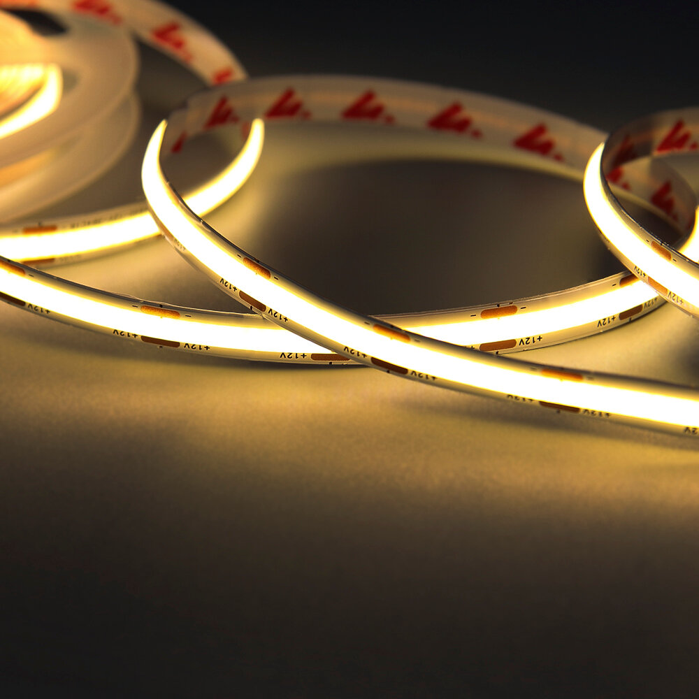 Светодиодная лента ShopLEDs Светодиодная лента COB SL480-LT 12V CRI90 (11 W/m, 1200 lm/m, IP20) (теплый белый 3000K), 5м