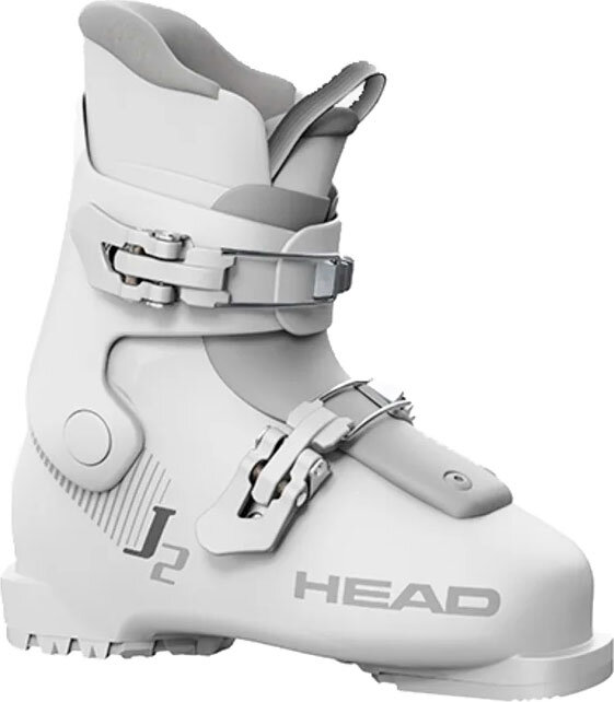 Детские горнолыжные ботинки HEAD J 2 (24/25) белые-серые, размер 21,5 см