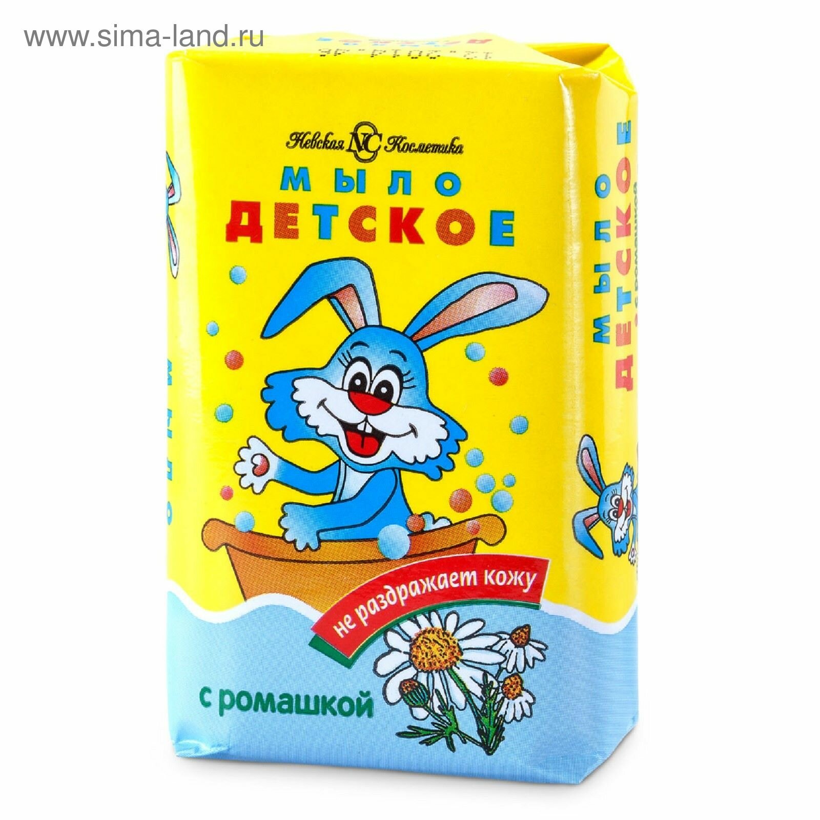 Детская серия (Невская косметика) Туалетное мыло с ромашкой 90 г