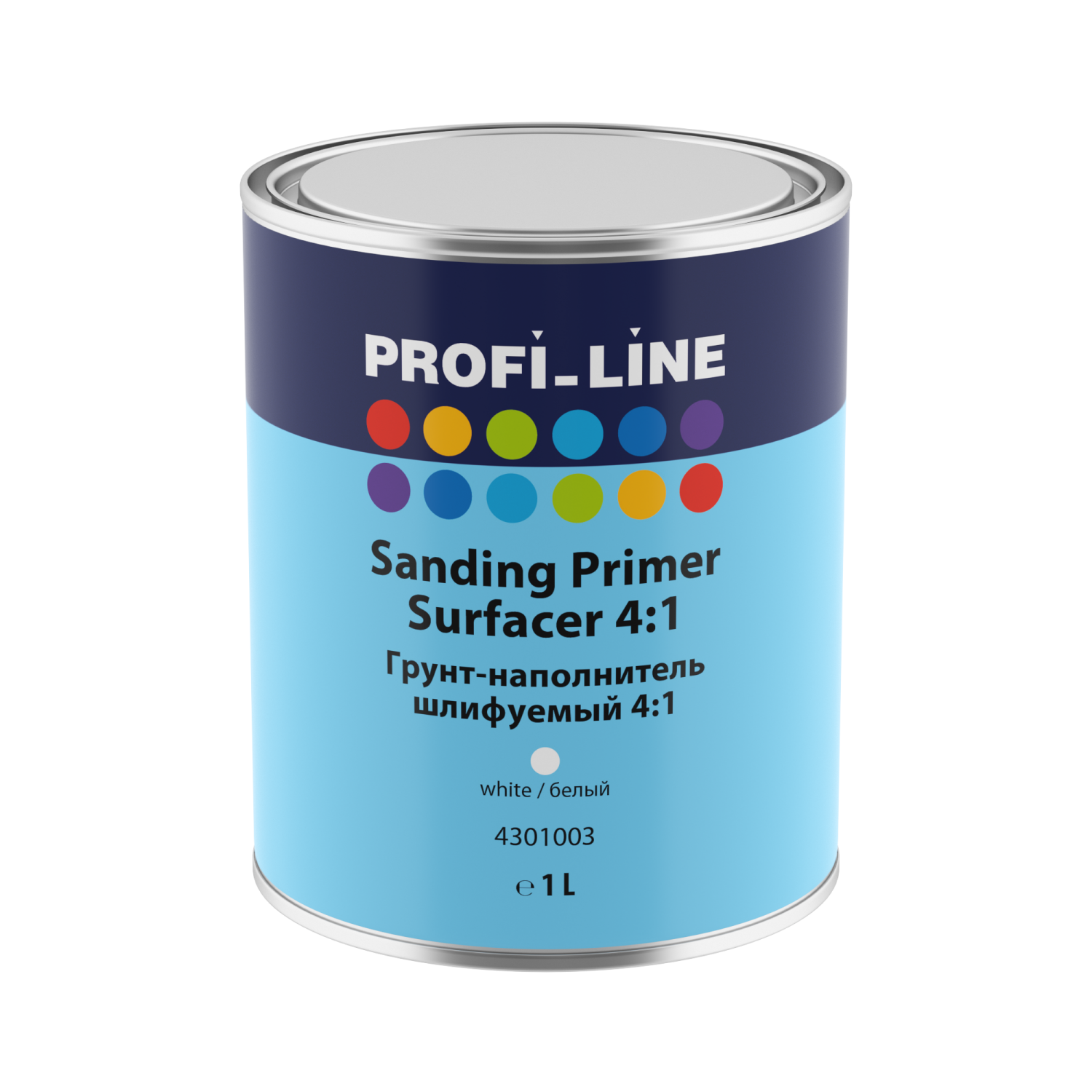 Грунт-наполнитель шлифуемый Profi_Line 4:1 белый (1 л)