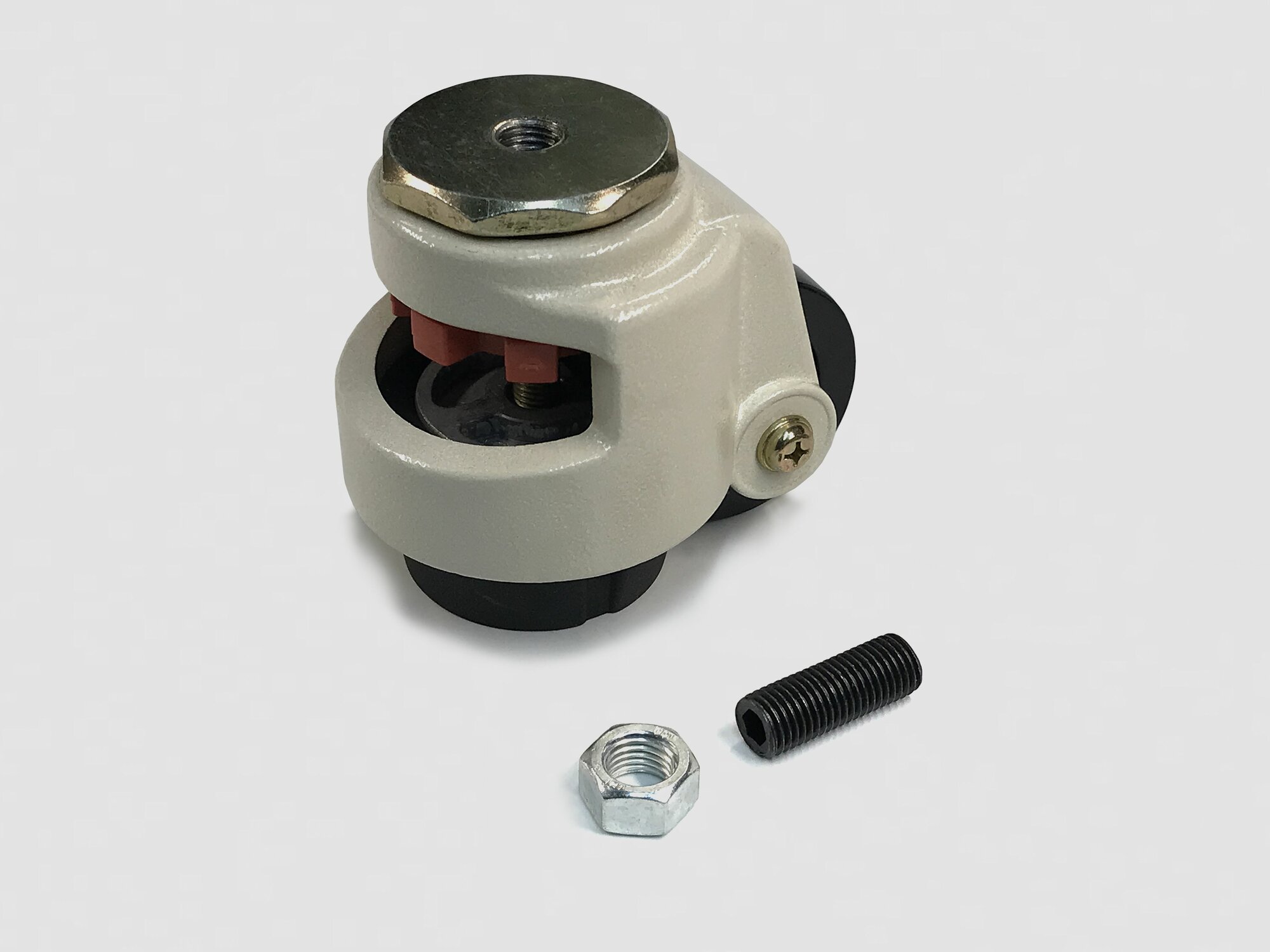 Самоустанавливающееся колесо с тормозом 63 M12x40, A697 / 1 шт / соберизавод