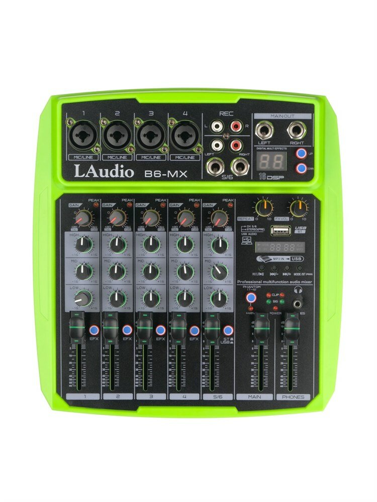 Laudio B6-MX Микшерный пульт, 6 каналов