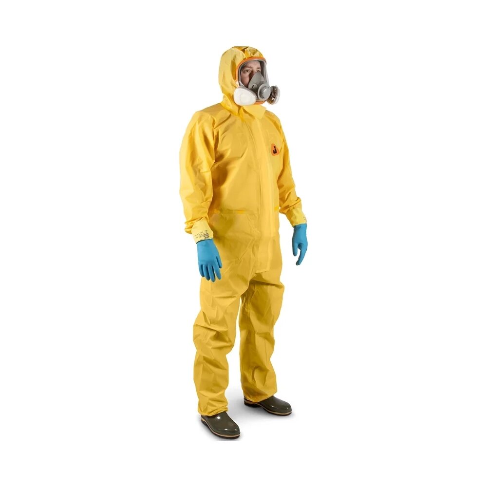 Комбинезон хим. защиты Jeta Safety плотн. 82 г/м2, (3, 4 тип), размер XXXL/56-58 JPC-800-XXXL