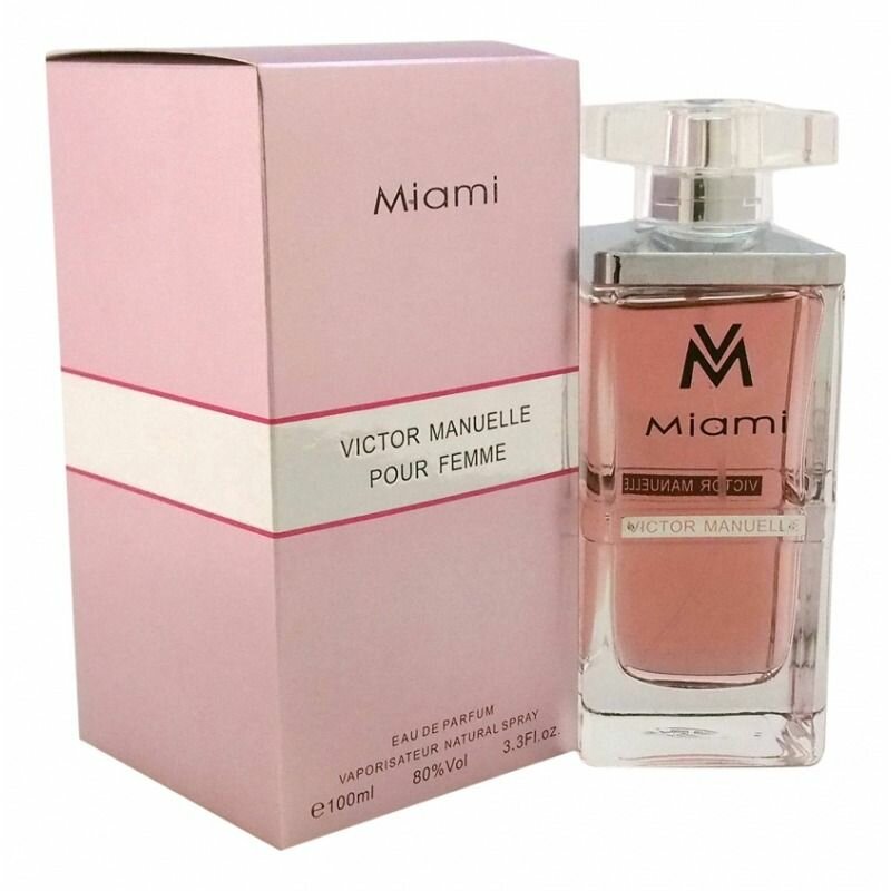 Victor Manuelle VM Miami Pour Femme Парфюмерная вода для женщин 100 ml