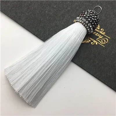 Серые шелковые кисточки GUFEATHER L7801S