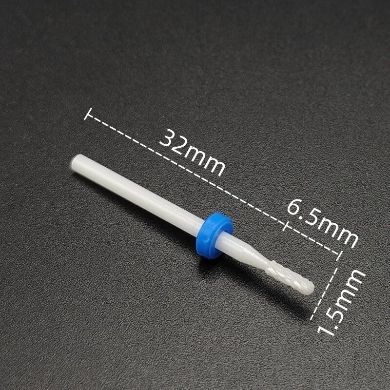 Цельная керамическая дрель для дизайна ногтей, роторный резак, устройство для чистки, аксессуары для машин для дизайна ногтей, инструмент для удаления геля для ногтей