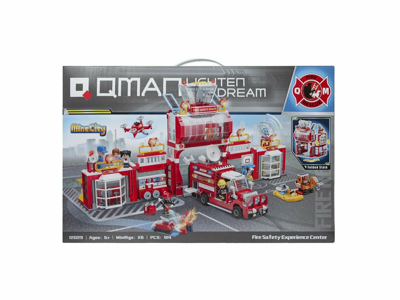 Конструктор Qman Центр повышения квалификации по пожарной безопасности 12029 6+