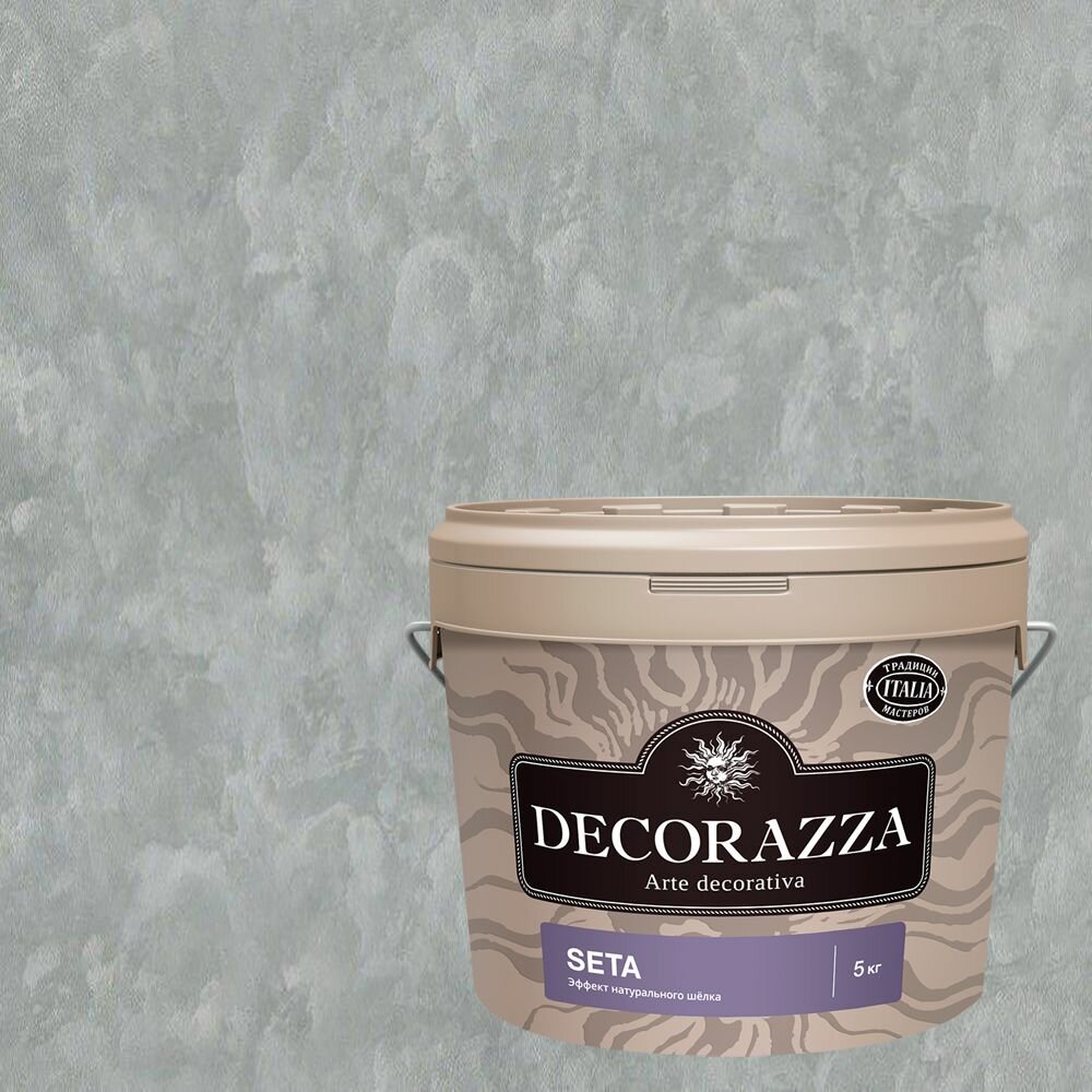 Декоративная штукатурка с эффектом натурального шелка Decorazza Seta (5кг) ST 11-130