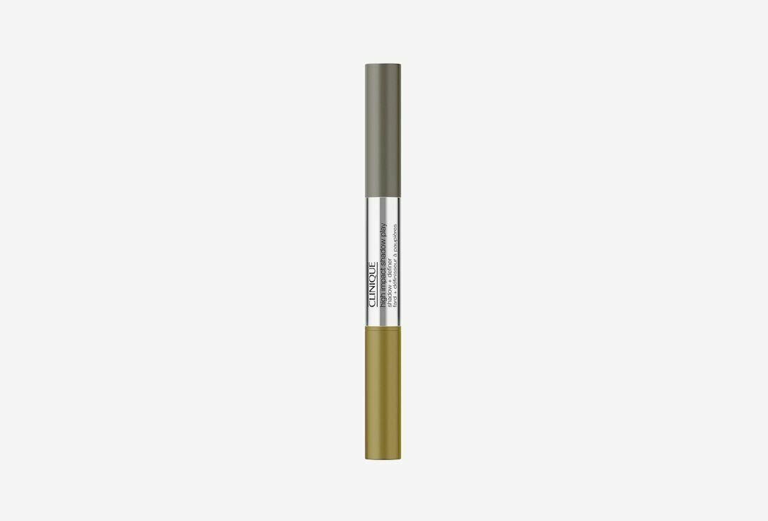 Двусторонние тени для век в карандаше CLINIQUE High Impact Shadow Play 3 мл Mixed greens