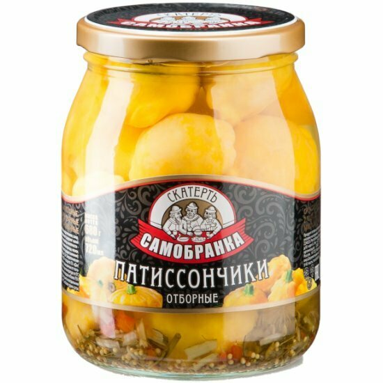 Патиссоны Скатерть Самобранка маринованные 720мл