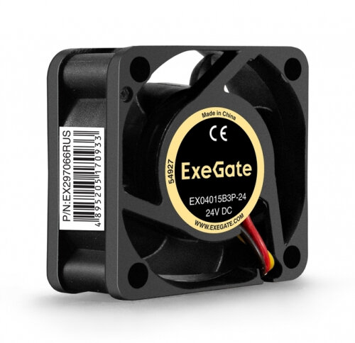 Вентилятор для корпуса Exegate EX04015B3P-24 24В DC 40x40x15мм 3pin (EX297066RUS)