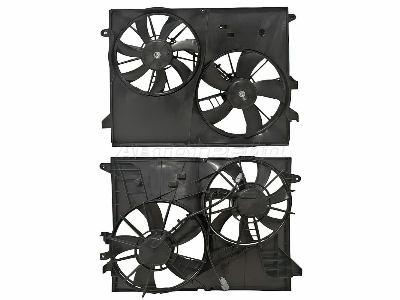 Диффузор радиатора в сборе с вентилятором для Шевроле Каптива, Дэу Винсторм, Опель Антара арт ST590027 SAT