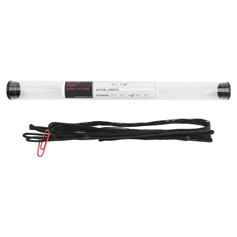 Сменная тетива для лука AMEYXGS, черная, 12/14/16 подставок, 48-70 дюймов 16Stands62inch-149cm