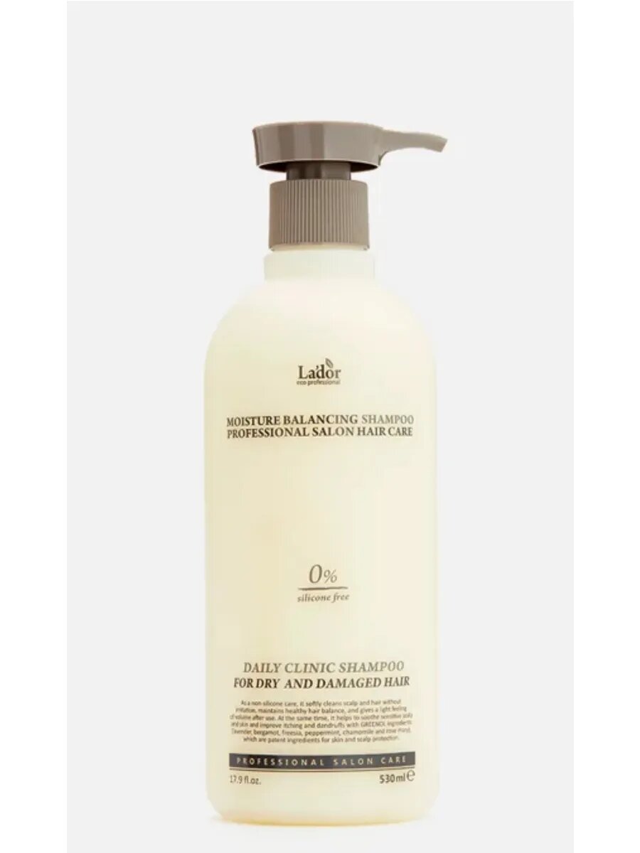 Шампунь LADOR "Moisture Balancing", для всех типов волос, для чувствительной кожи