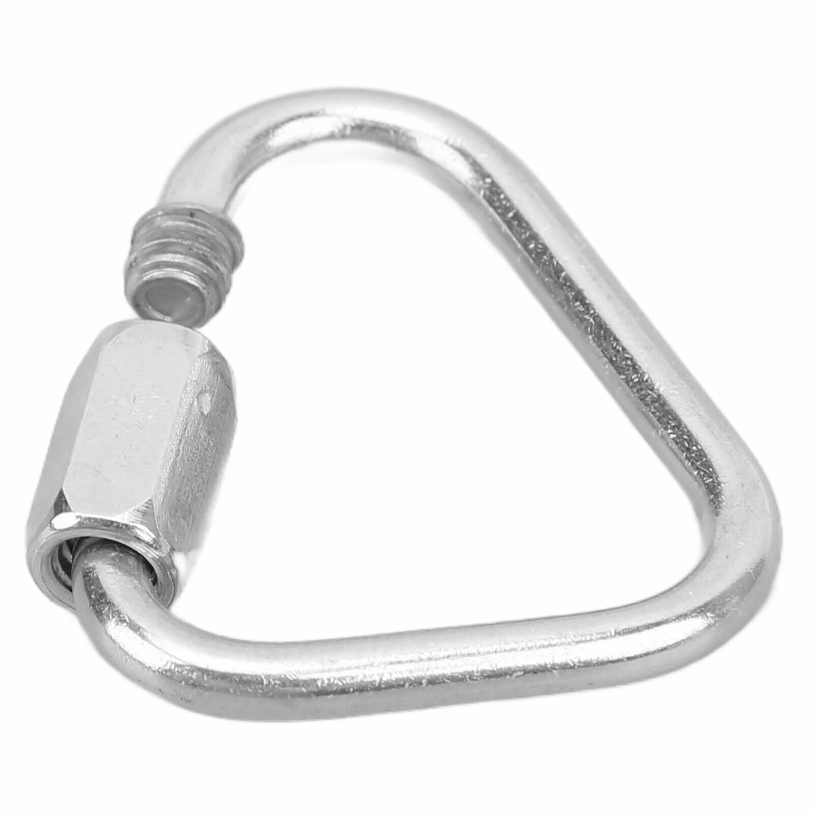 Шт, треугольный карабин из нержавеющей стали, портативный, удобный для переноски карабин для кемпинга, пешего туризма, диаметр 3,5 мм