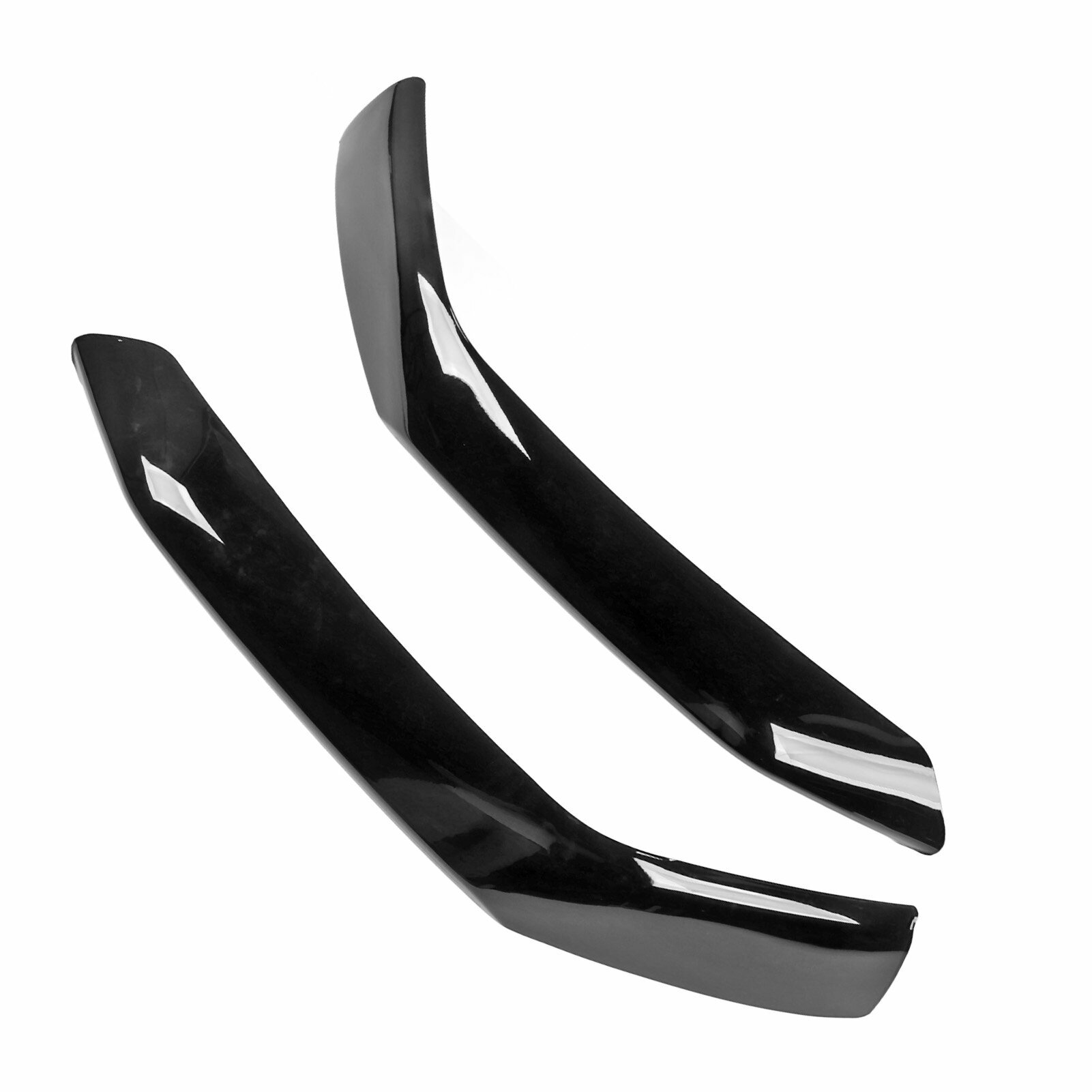 1 пара переднего бампера, спойлер, глянцевый черный, прочный, стильный, передний бампер, спойлер для губ для 5 серии G30 G31 LCI M Sport