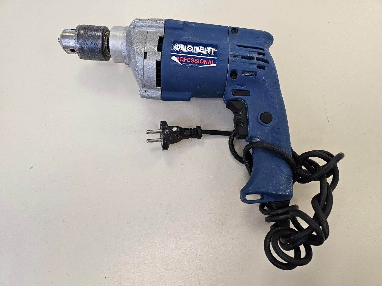 Ударная дрель Фиолент Дрель ударная фиолент МСУ 10-13 РЭ (ИДФР298115006-К1), 750 Вт синий,б/у