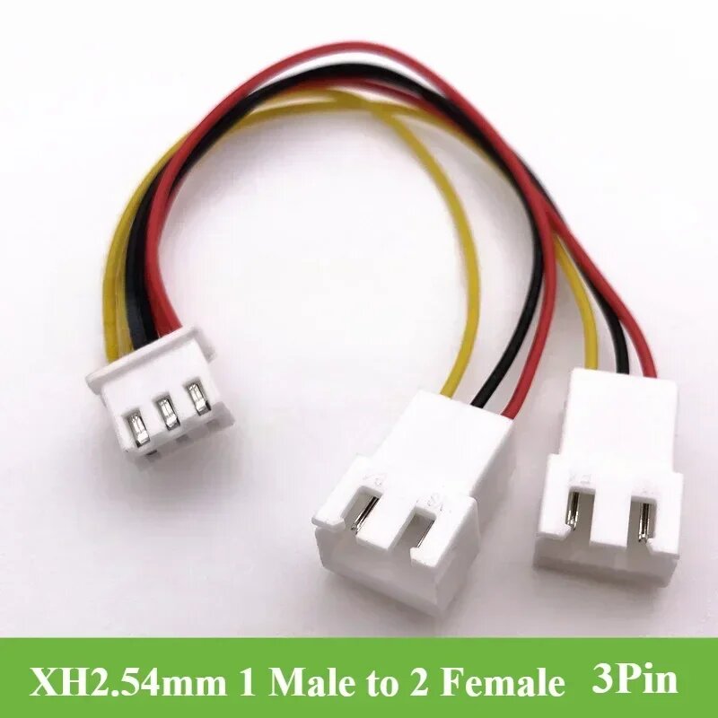 Разветвитель кабеля вентилятора XH2.54 2/3/4/5/6 Pin 1 PCS, 3P