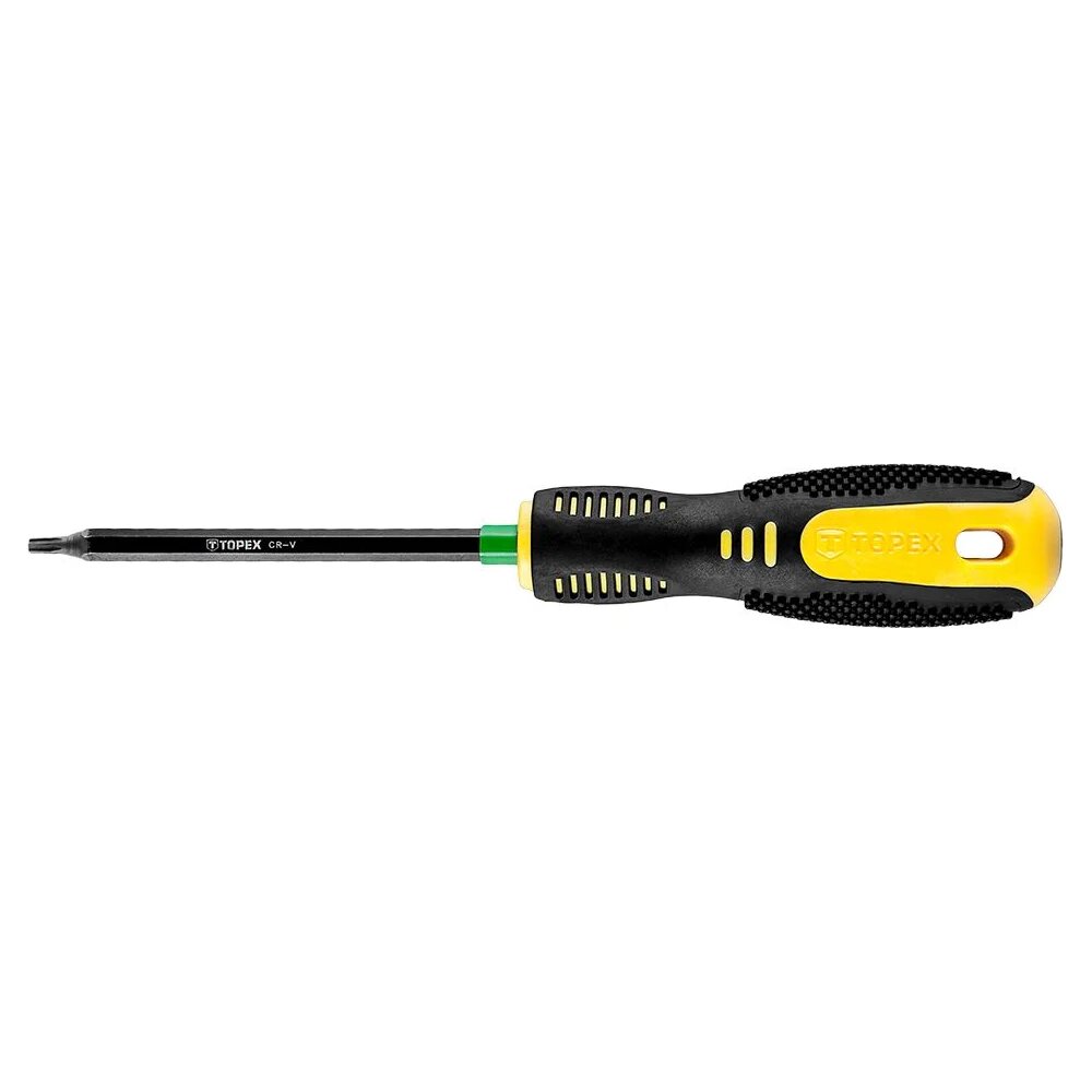 Отвертка Torx TOPEX 39D844 из хромованадиевой стали, прямая рукоять, магнитный наконечник, бытовой инструмент — фото 1