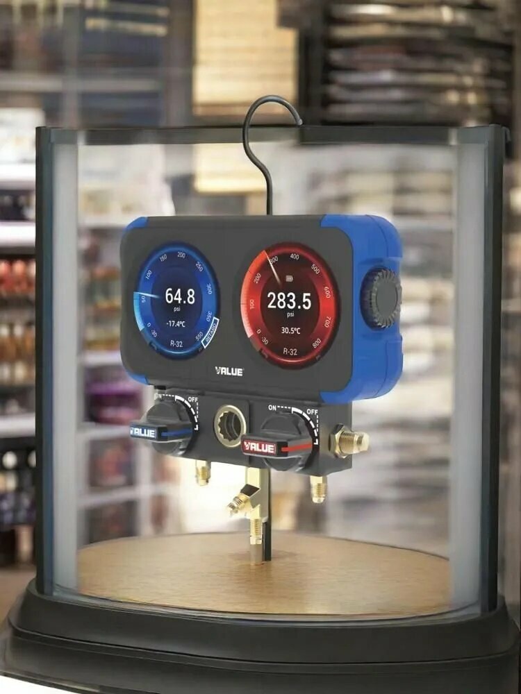Манометрический коллектор с цифровым дисплеем VALUE VRM2-X