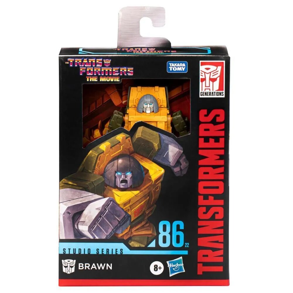 Трансформеры игрушки Hasbro Transformers Studio Series Deluxe The Transformers: The Movie 86-22 Brawn (11.5cm) F7236