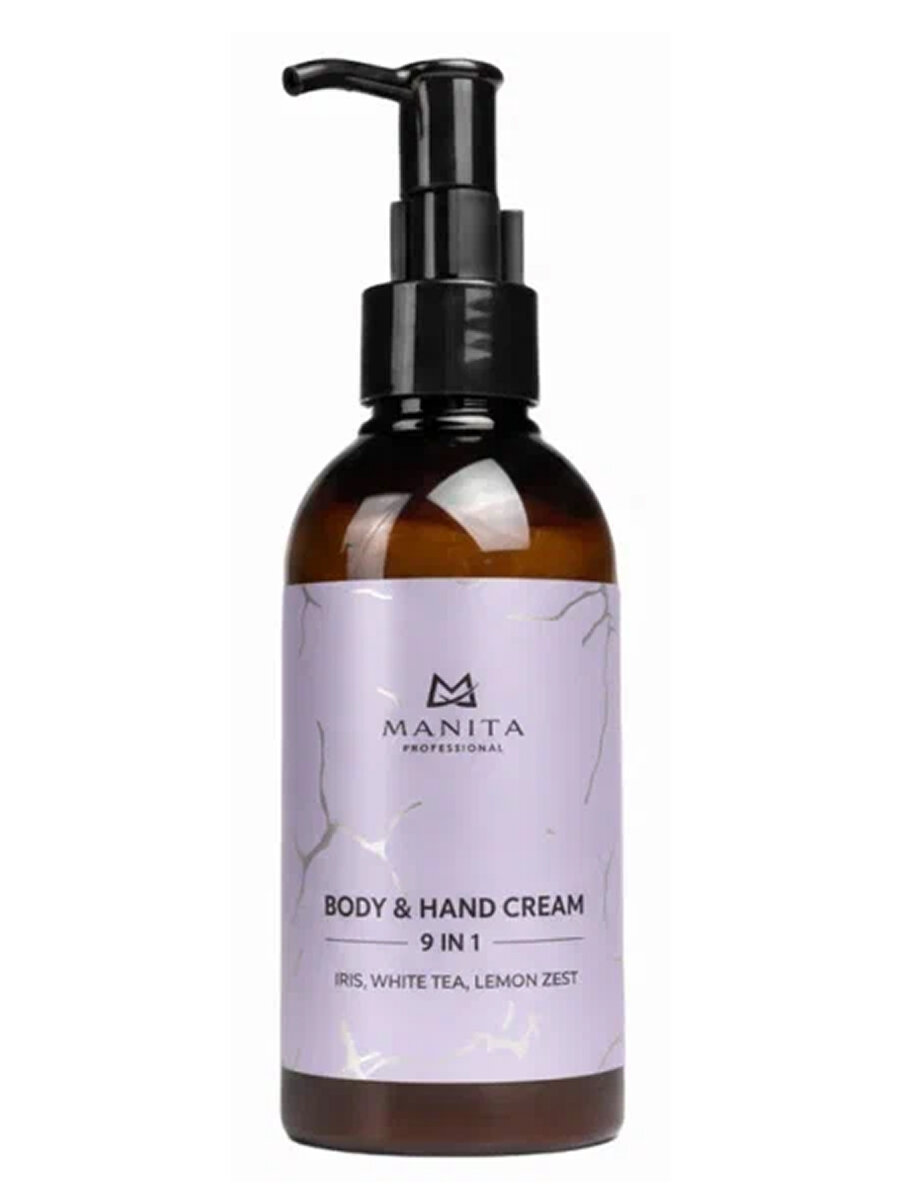Manita Professional Парфюмированный крем для рук и тела / Iris, White Tea, Lemon Zest, 150 мл