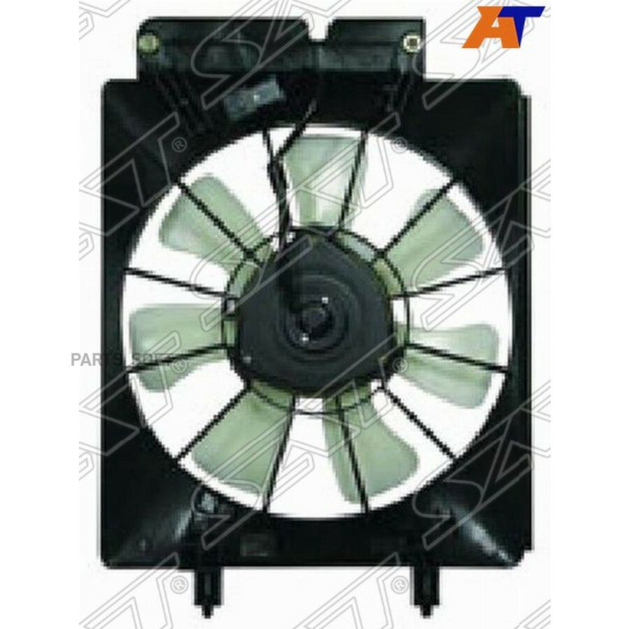 Диффузор радиатора кондиционера в сборе HONDA STREAM K17A/K20A 2,0 00-, RN# от официального дистрибьютора, SAT, артикул STHDP52030